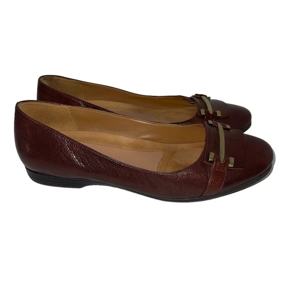 Naturalizer | Shoes | Naturalizer Womens Flats Size M Brown Leather ...